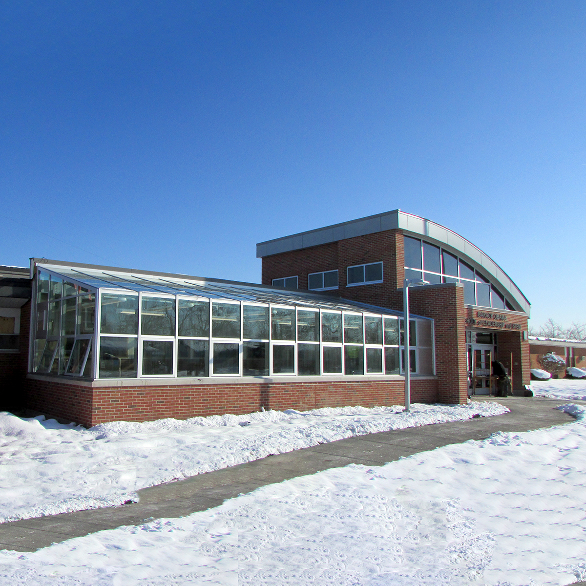 Barack Obama School of STEM - Crystal Structures Glazing